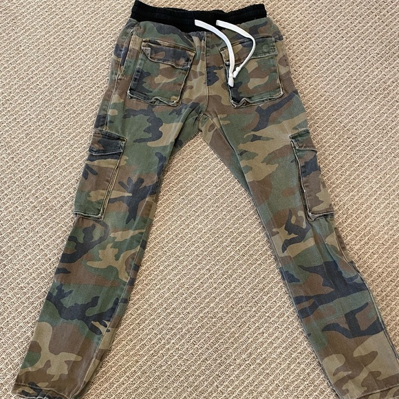 MNML | Pants | Mnml Camo Cargo Pants With A Drawstring | Poshmark